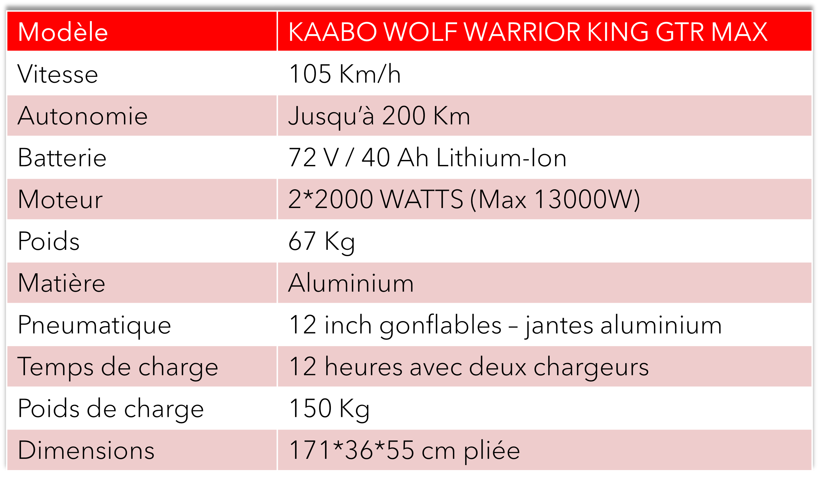 KAABO WOLF WARRIOR KING GTR MAX - KissMyWheels.ch